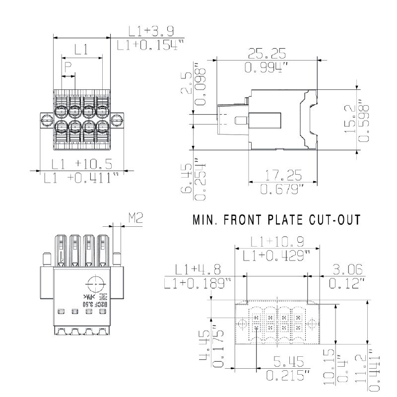 B2CF 3.50/16/180F SN OR BX | B2CF 3.50/180F