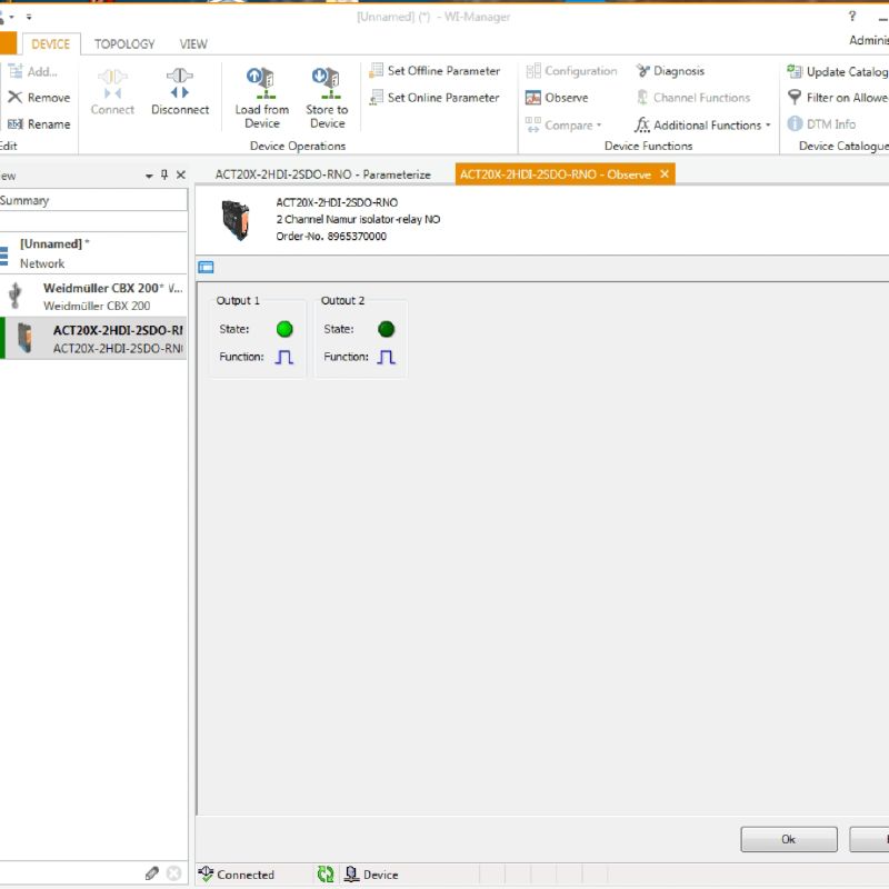 ACT20X-2HDI-2SDO-RNO-S | Pulse isolator with relay output