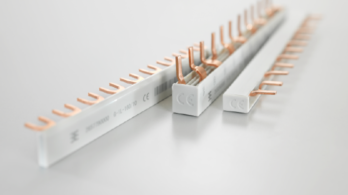 Electrical busbars for control cabinets